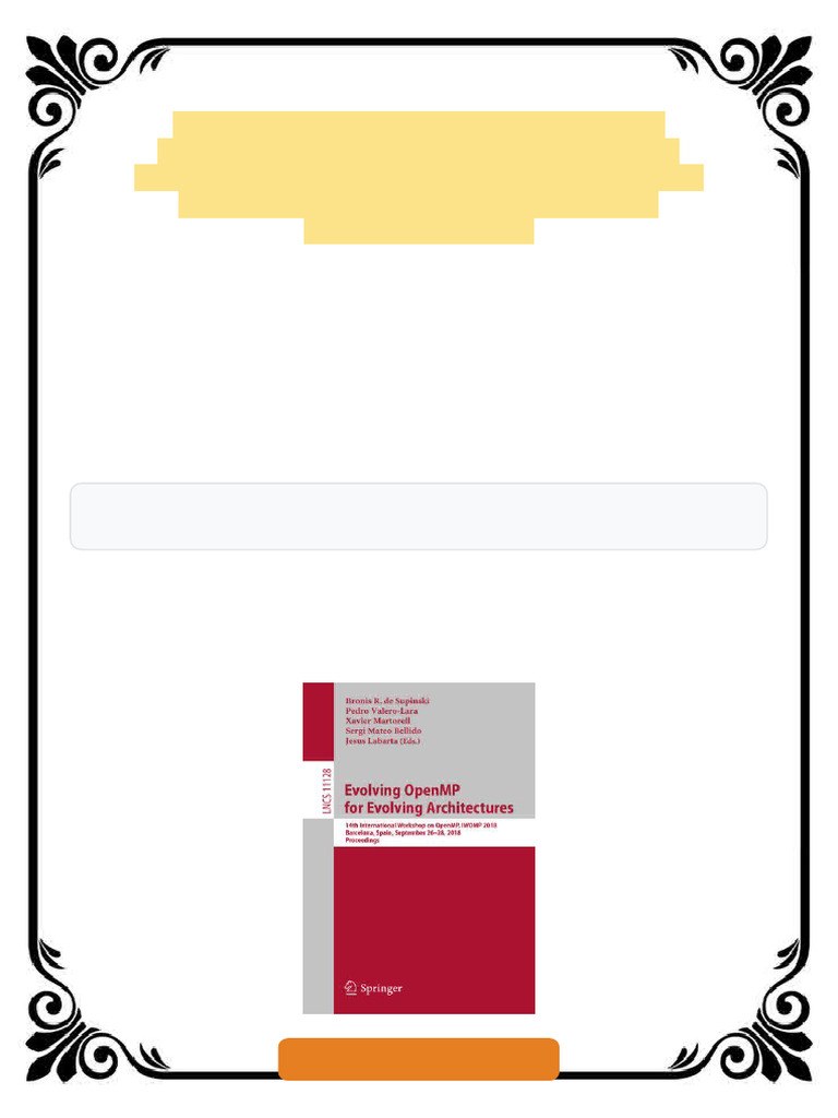 Evolving OpenMP for Evolving Architectures 14th International Workshop ...