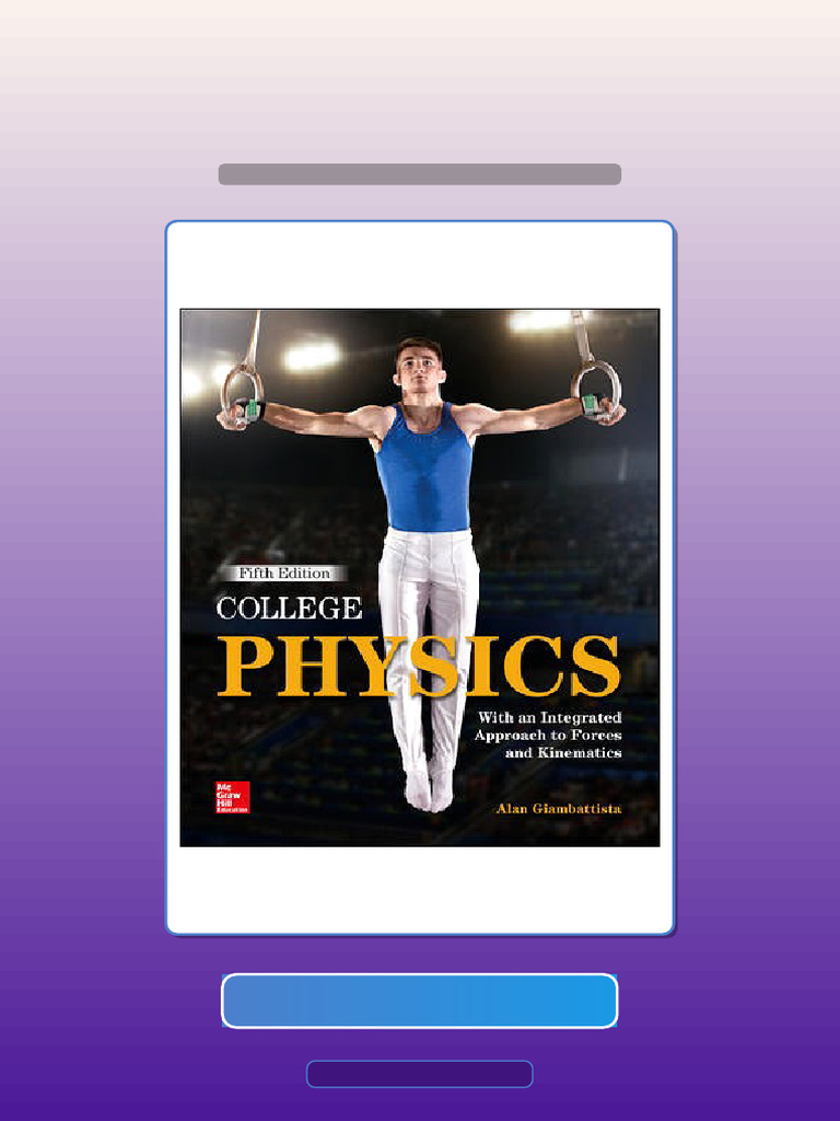 College Physics 5th Edition Alan Giambattista Ebook and TestBank Bundle ...