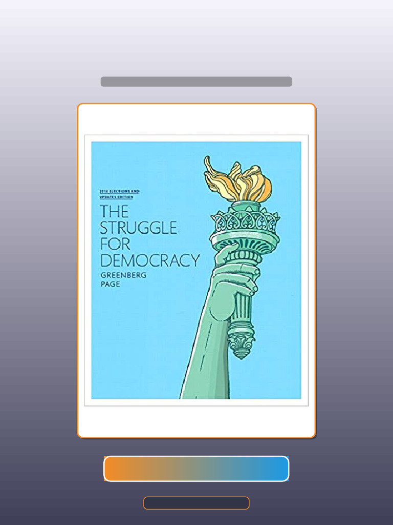 Struggle for Democracy 11th Edition by Benjamin I Page eBook and ...