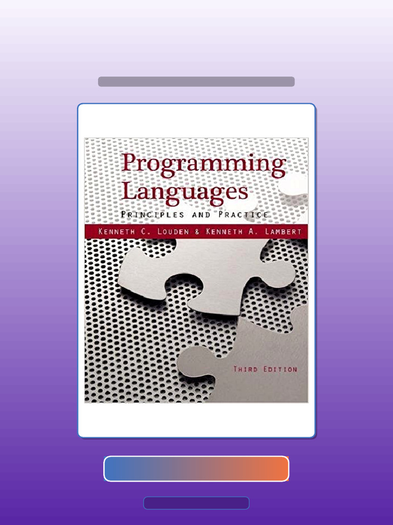 Test Bank of Programming Languages Principles and Practices 3rd Edition ...