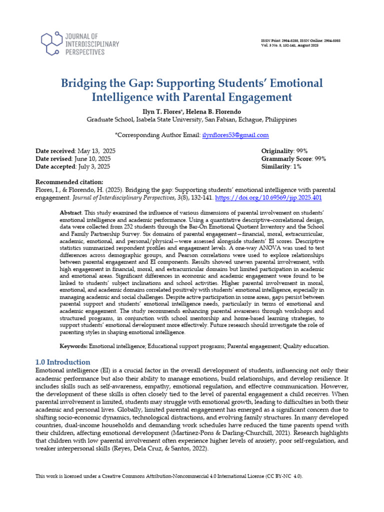 Bridging The Gap: Supporting Students' Emotional Intelligence With ...