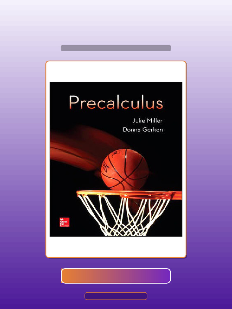 Precalculus 1st Edition Julie Miller Donna Gerken eBook and TestBank ...