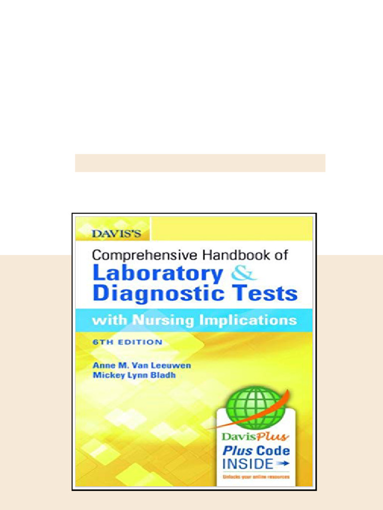 Test Bank for Davis’s Comprehensive Handbook of Laboratory and ...