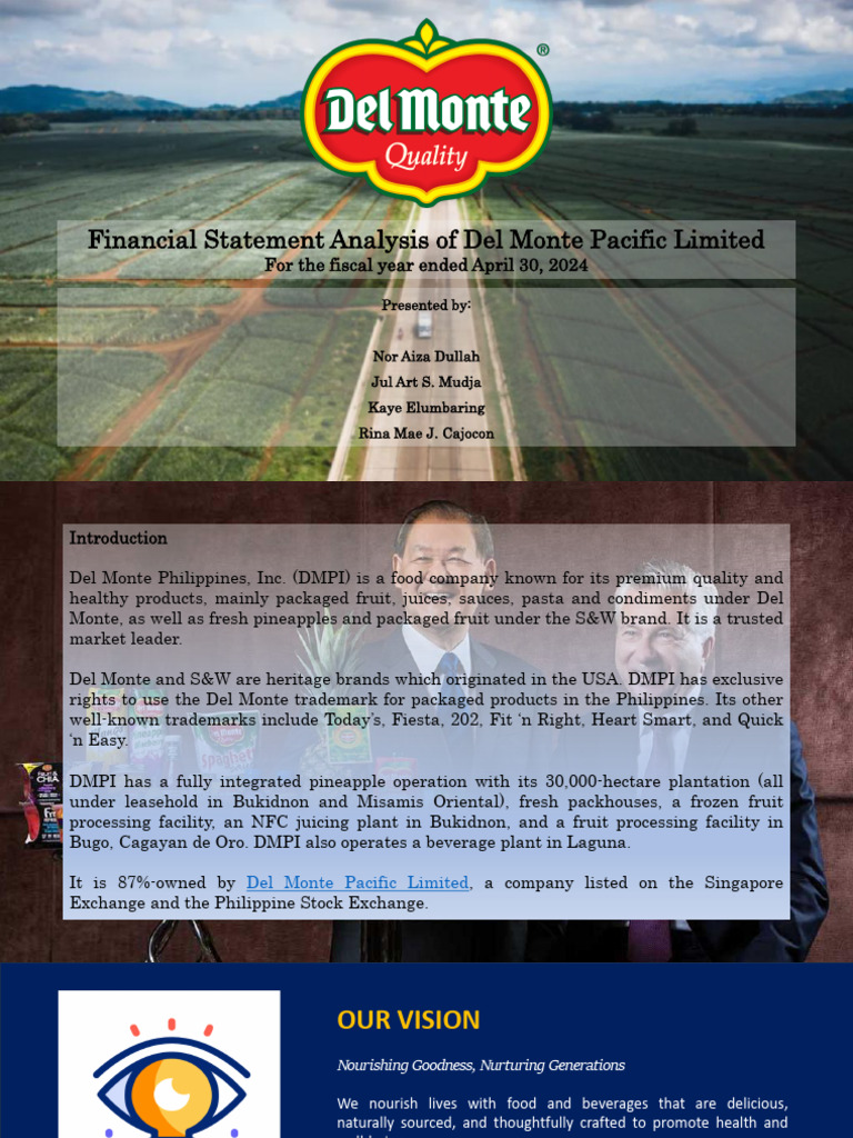 Del Monte Pacific Limited | PDF | Fair Value | Lease