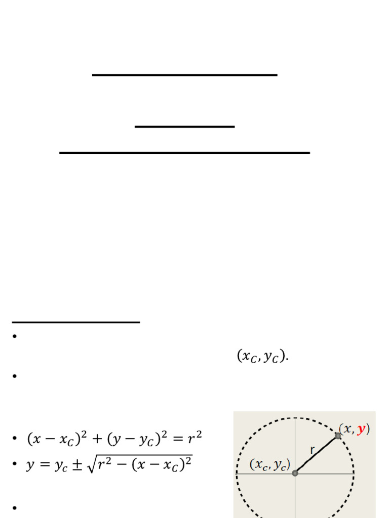 Chapter 3 Graphics | PDF | Circle | Mathematics