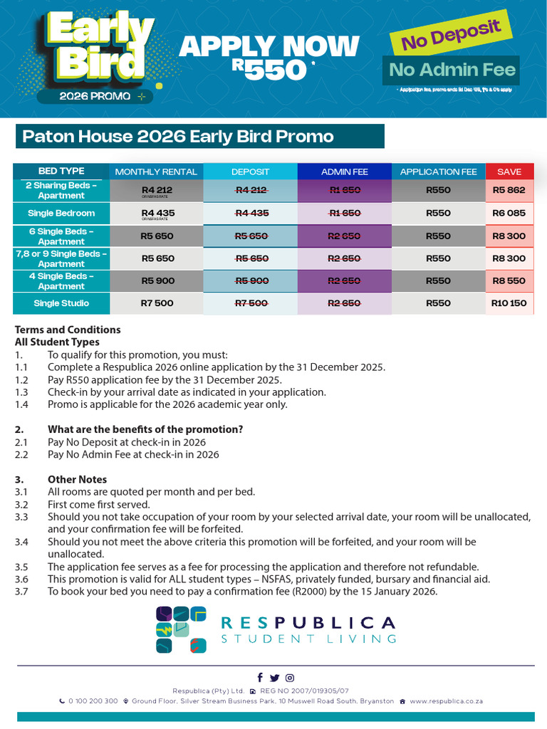 17092025_124248-Early Bird Terms and Conditions Paton House | PDF
