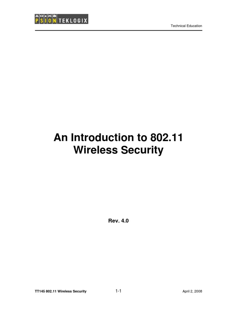 Wireless Security White Paper | PDF | Radius | Wireless Lan