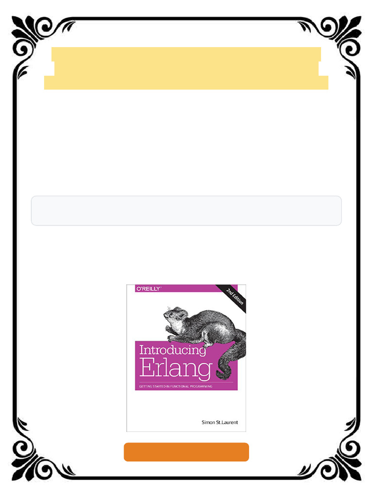 Introducing Erlang Getting Started in Functional Programming 2nd ...