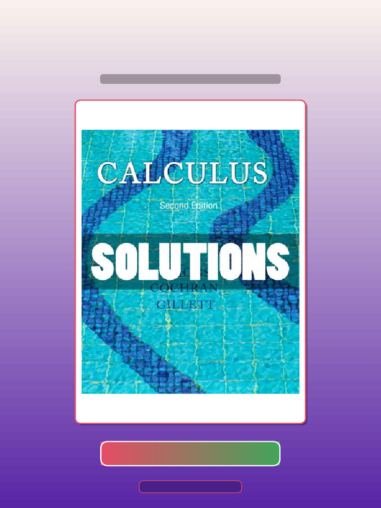 Test Bank of Calculus 2 Ed Briggs Ebook and TestBank Bundle | PDF ...
