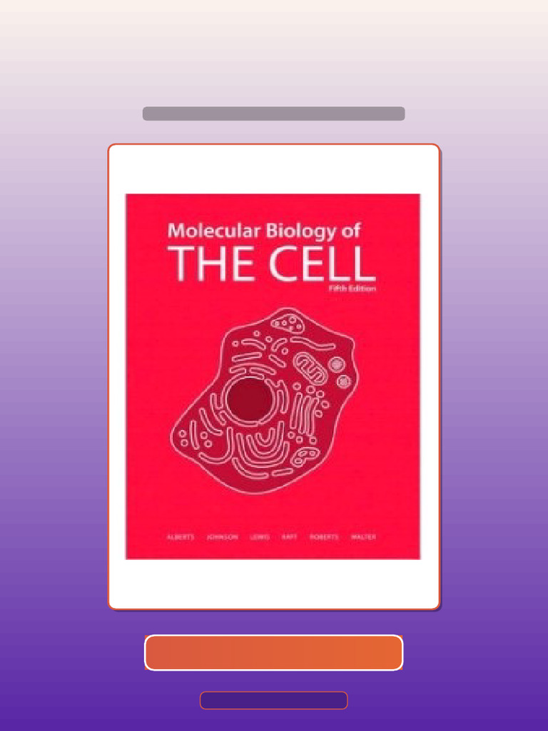 Molecular Biology of The Cell 5th Edition Bruce Alberts Ebook and ...