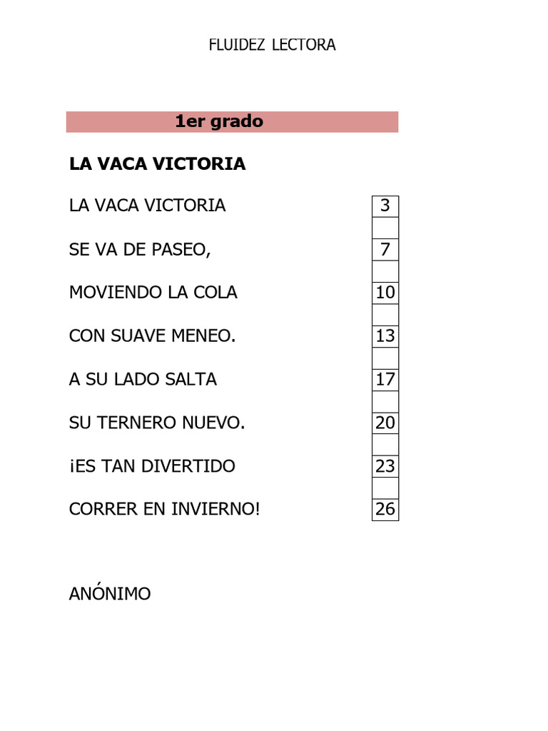 Textos Fluidez Lectora para Jornada 2° Toma-1 | PDF | Zoología | Naturaleza