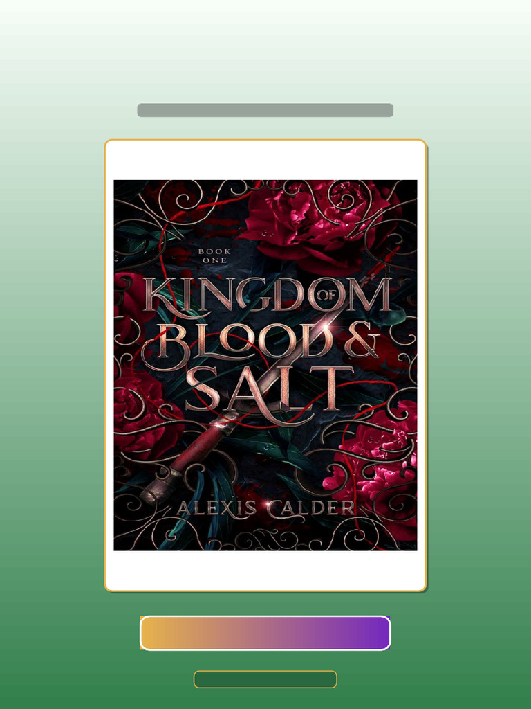 Test Bank For Kingdom of Blood and Salt Alexs Calder HQ File Exam Prep ...