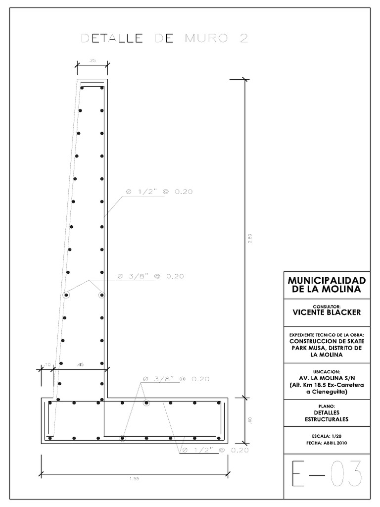 Plano Muro | PDF