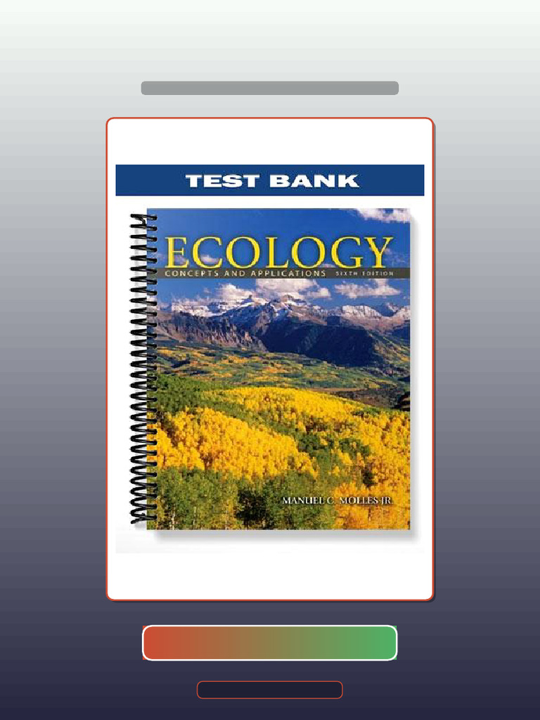 Ecology 6th Edition by Molles Test Bank | PDF | Ecology | Science
