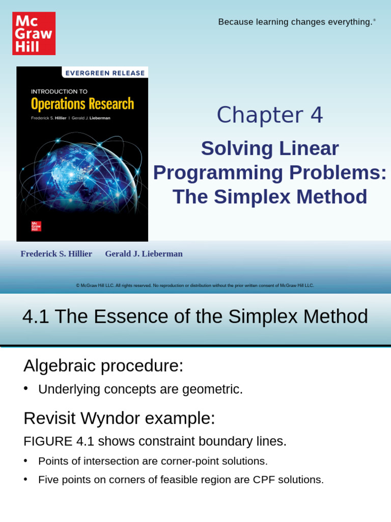 Ch04_Powerpoint | PDF | Linear Programming | Mathematical Optimization