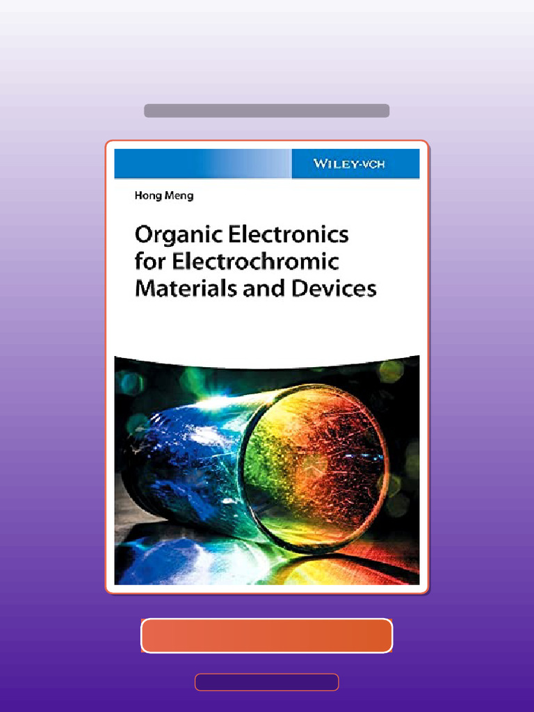 Test Bank for Organic Electronis for Electrochromic Materias and Devics ...