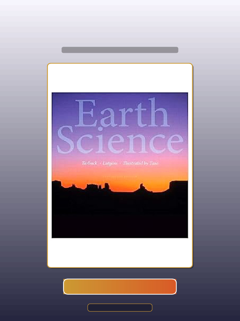 Earth Science 14th Edition by Tarbuck and Lutgens Test Bank | PDF ...