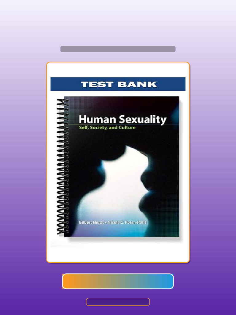 Human Sexuality Self Society and Culture 1st Edition by Herdt Test Bank ...