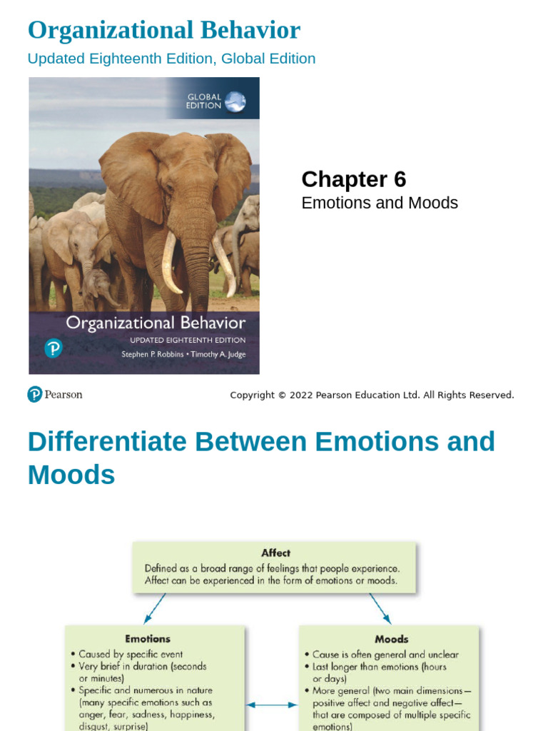 Emotions and Moods in Organizations | PDF | Emotions | Intelligence