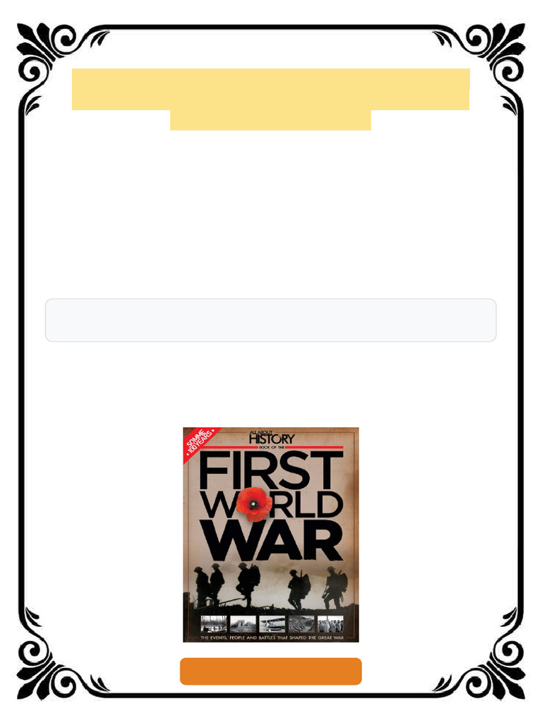 All About History: Book of the First World War Collective ebook core ...