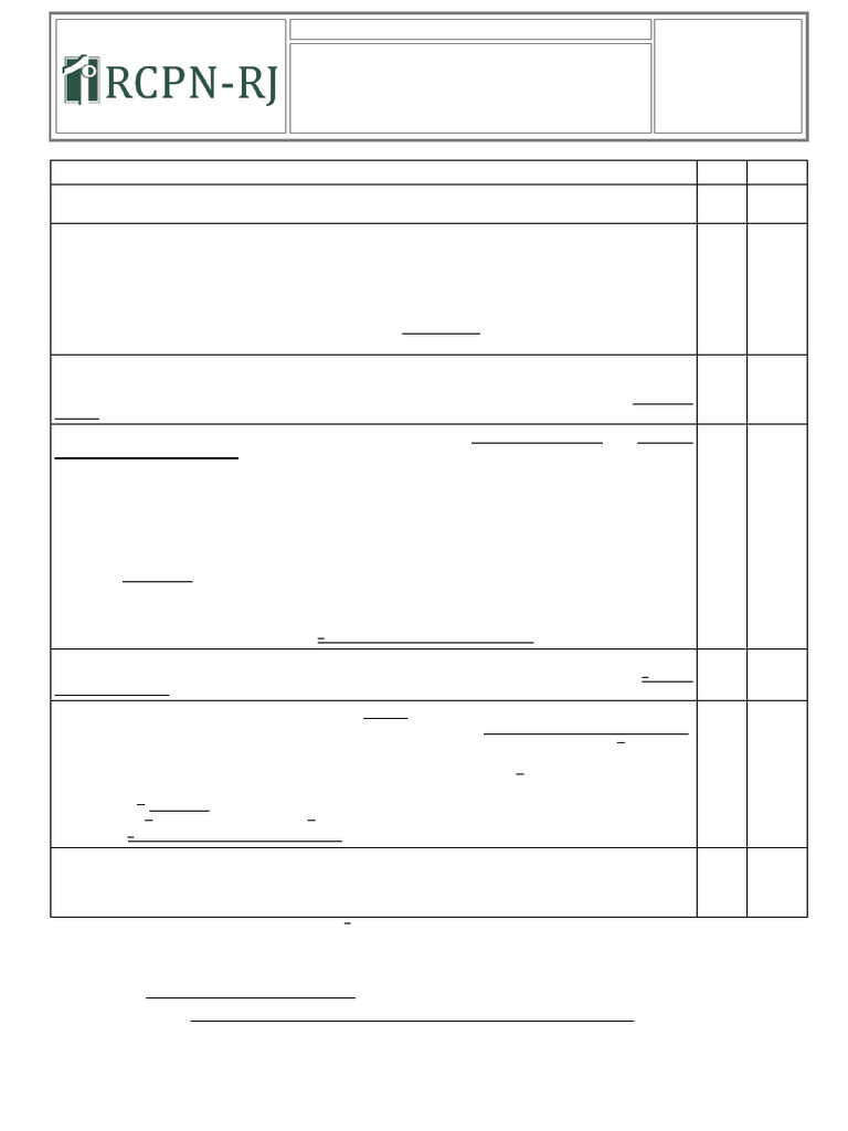 1º RCPN-RJ Transcrição de Nascimento - Formulário-Checklist | PDF
