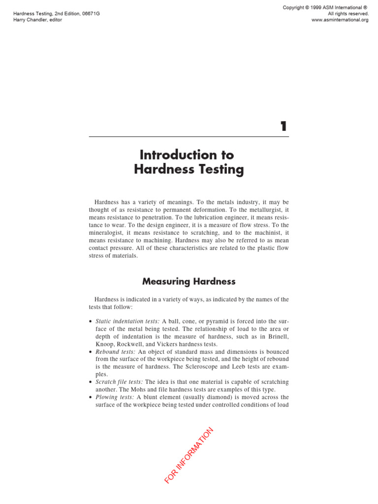 Hardness | PDF | Hardness | Wear