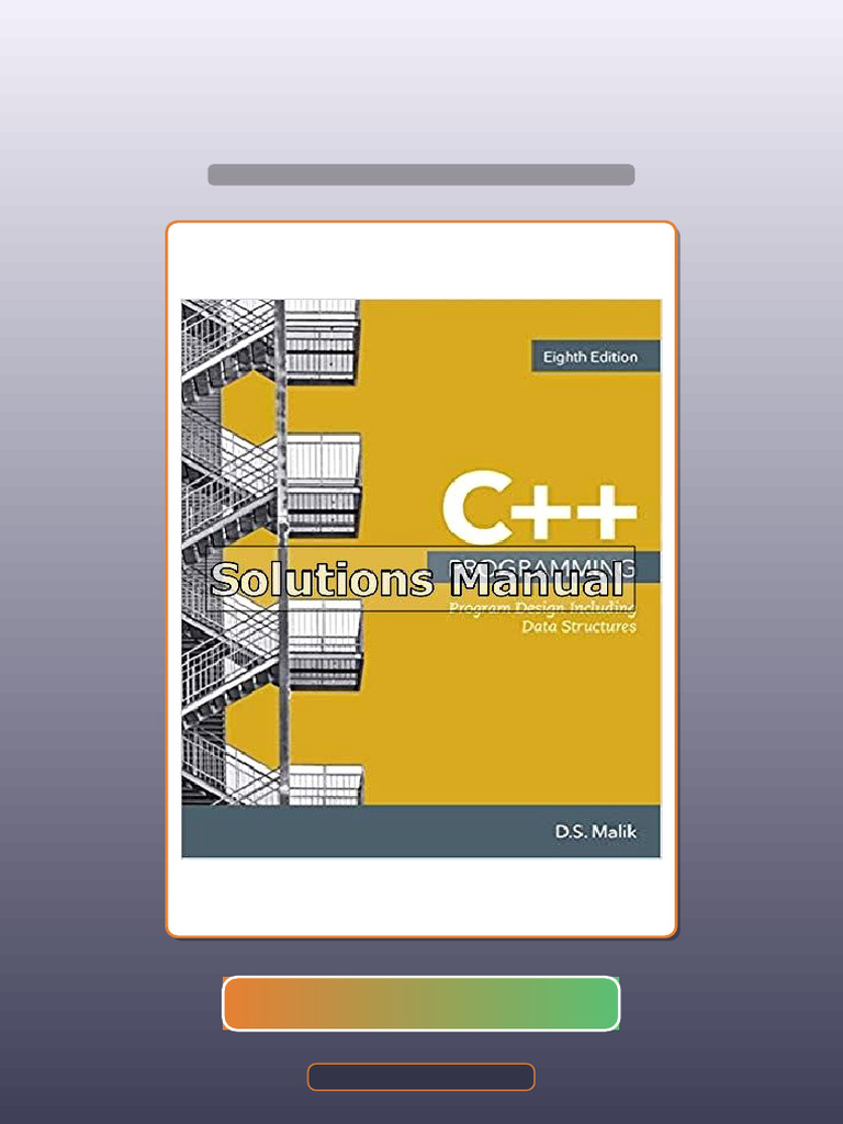 Test Bank for C Programming Program Design Including Data Structures ...