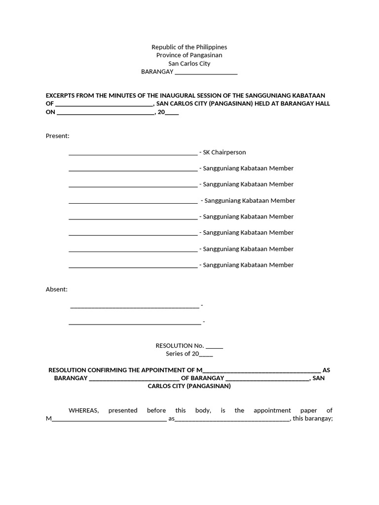 Resolution-sk General - Copy | PDF | Youth Organizations | Youth