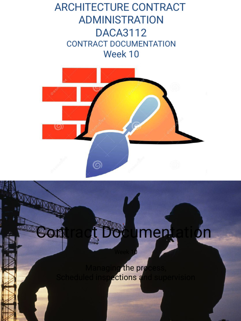 Construction Contract Administration Guide | PDF | Building Engineering ...