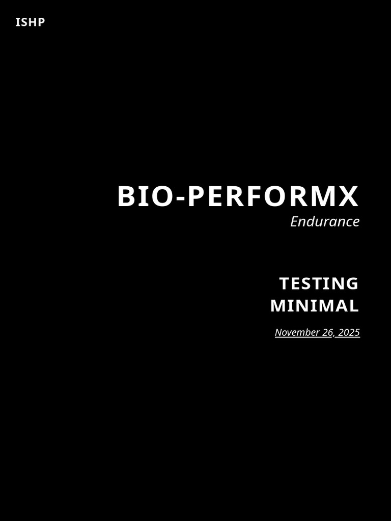 Report Testing Minimal Default | PDF | Dieting | Strength Training