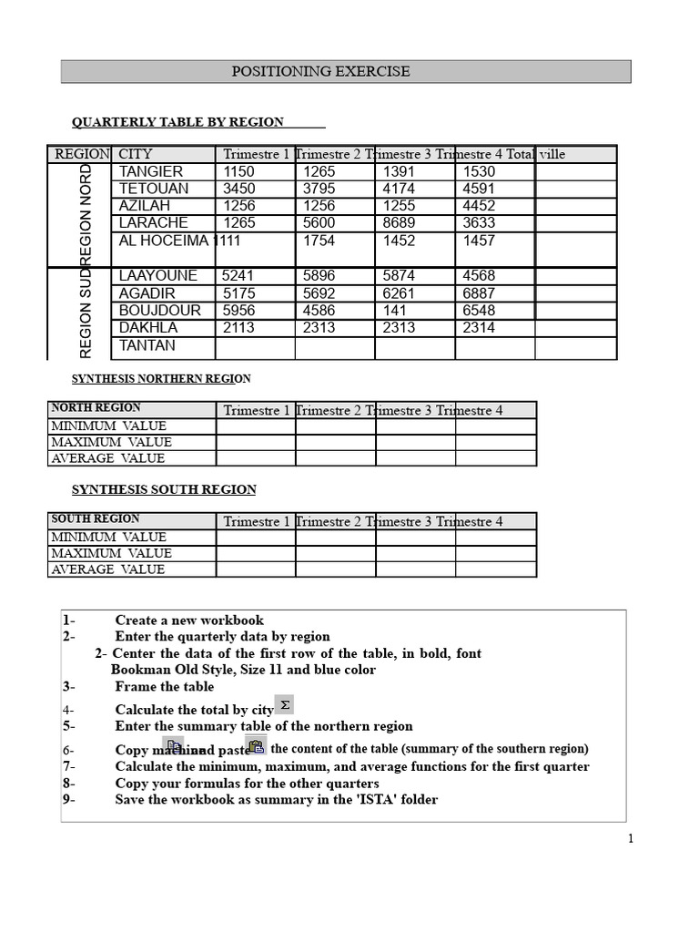 Ofppt Excel Training | PDF | Microsoft Excel | Prices
