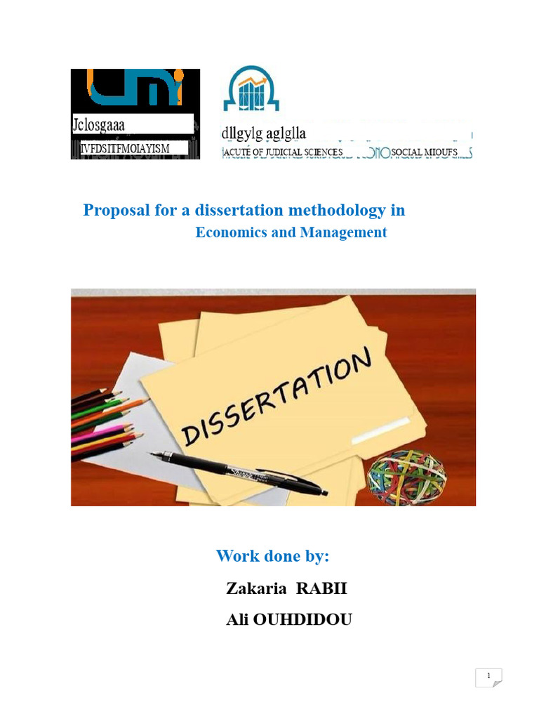 Dissertation Methodology in Economics | PDF | Essays | Thesis