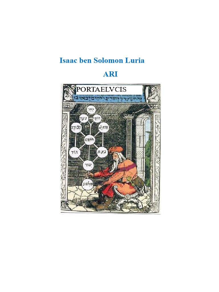 Isaac Luria: Kabbalistic Teachings Explained | PDF | Kabbalah | Jewish ...