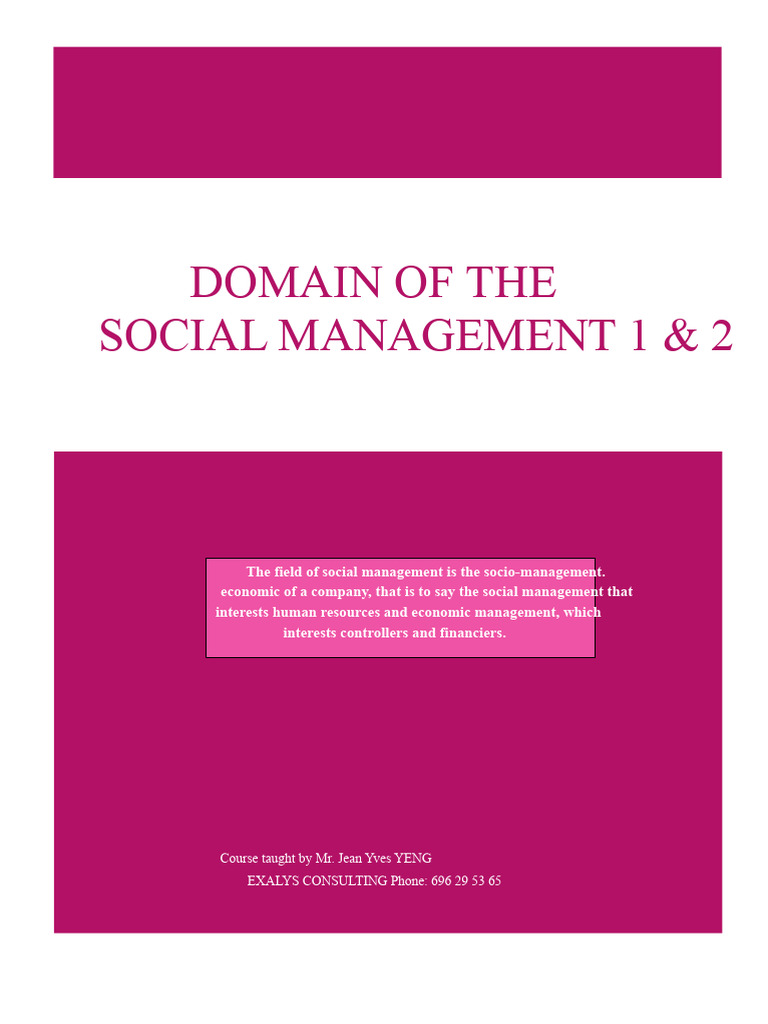 Field of Social Management 1 & 2 | PDF | Salary | Payroll