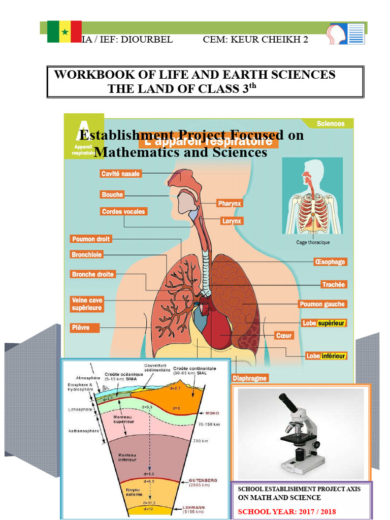 SVT Exercise Book for 3rd Grade at Keur Cheikh 2 | PDF | Respiratory ...