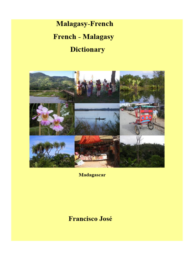 Malagasy-French Dictionary Guide | PDF | Adverb | Adjective
