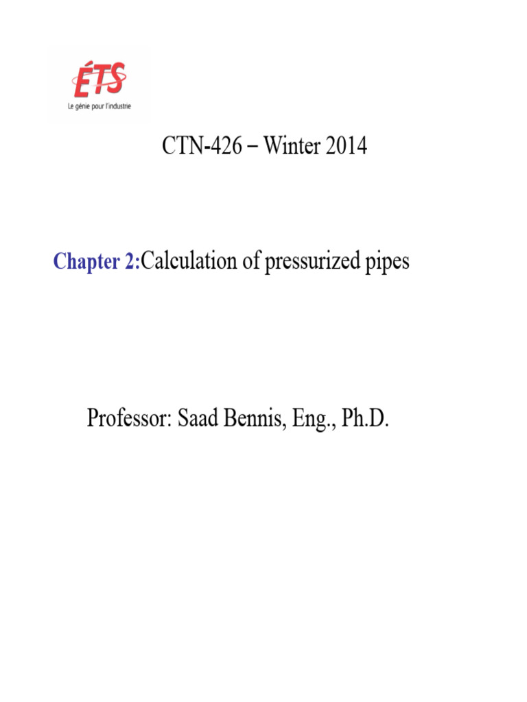 chapter2---calculation of pressure pipes----.pdf | PDF | Fluid Dynamics ...