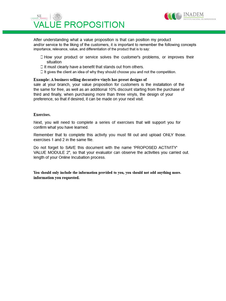 Value Proposition (1) | PDF | Economies | Marketing