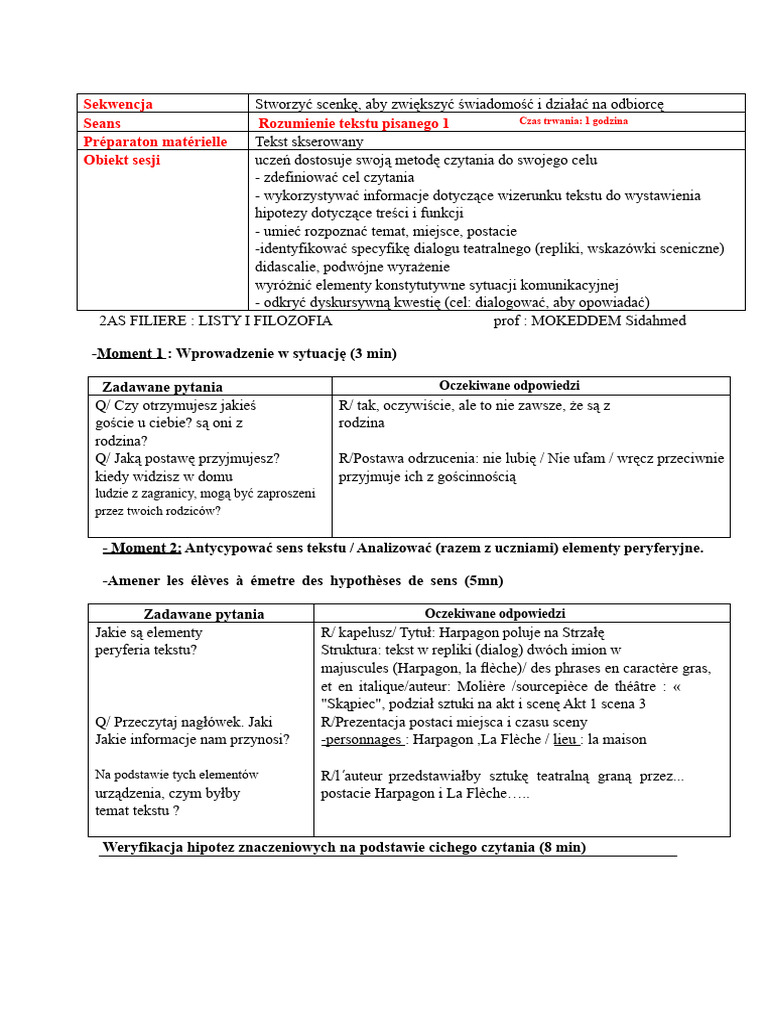 Rozumienie Tekstu Pisanego | PDF