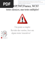 Teste Stroop Victoria: Avaliação Cognitiva | PDF | Atenção | Memória