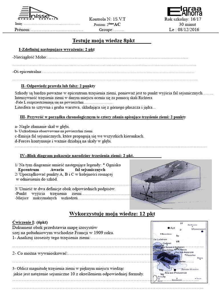 Zadanie 1 Model 2 SVT 2ac Semester 1 | PDF
