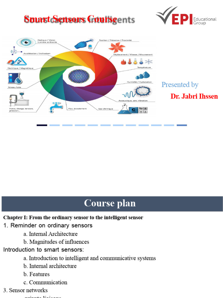 Smart Sensors Course Overview | PDF | Wireless Sensor Network ...
