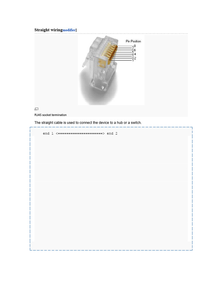 network wiring colors.doc | PDF | Telecommunications | Computer Engineering