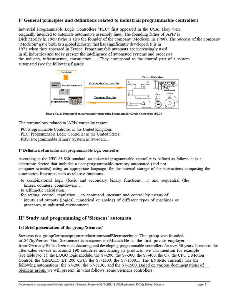 Doc-04-Course-on-Siemens-APIs-Ver-28-01-20.pdf | PDF | Programmable Logic Controller | Power Supply