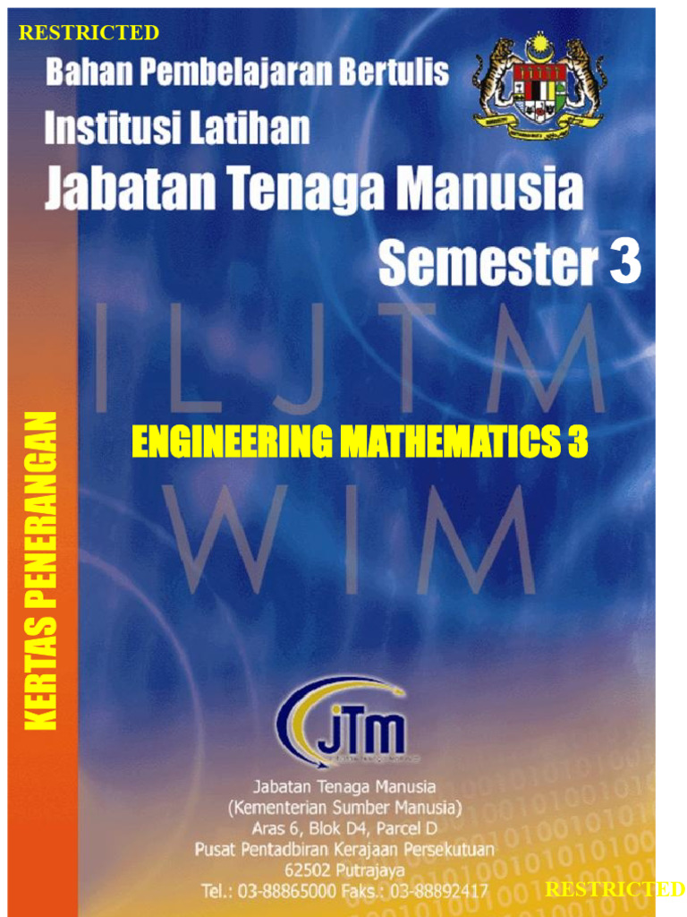 Engineering Mathematics 3 Syllabus | PDF | Histogram | Quantitative ...