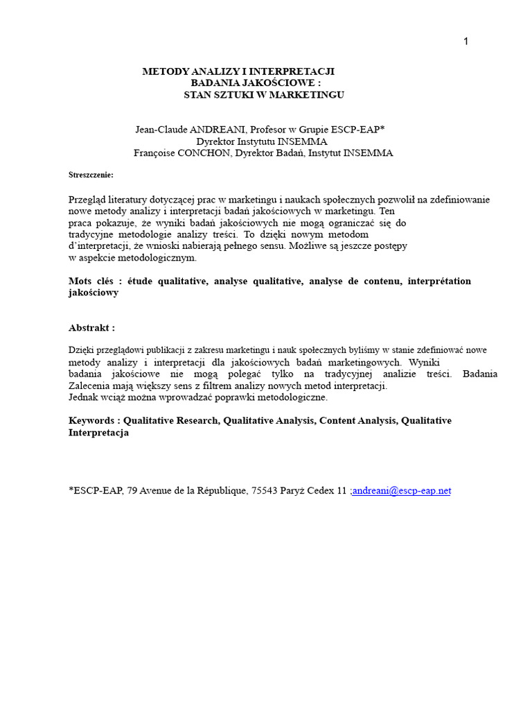 Andreani Conchon | PDF