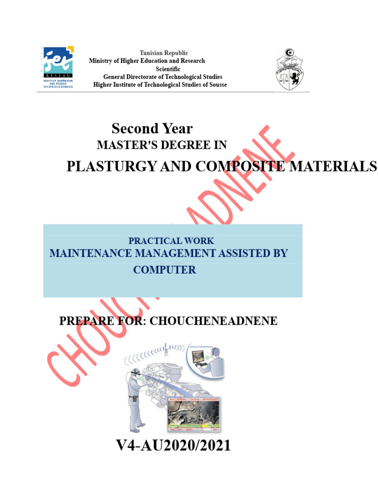 Gmao Optimaint Pmc 2nd edition 2020 2021 | PDF | Menu (Computing ...