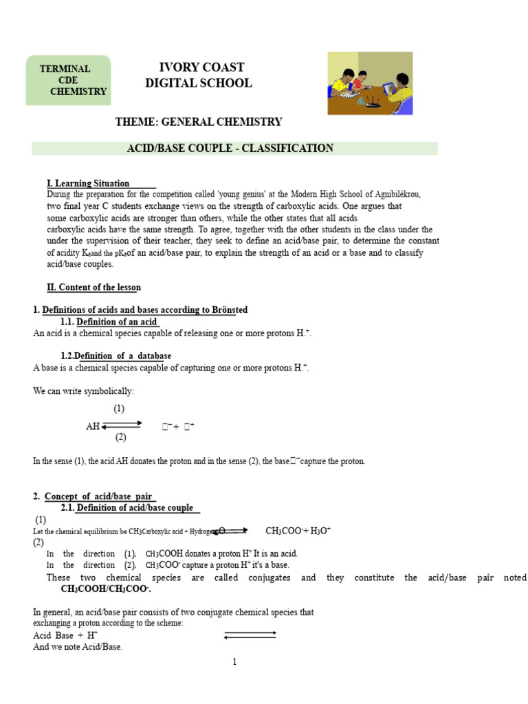TleD CH L9 Acid-Base Couple | PDF | Acid | Acid Dissociation Constant