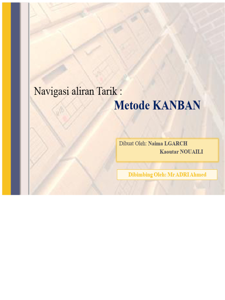 Metode KANBAN: Panduan Lengkap dan Praktis | PDF