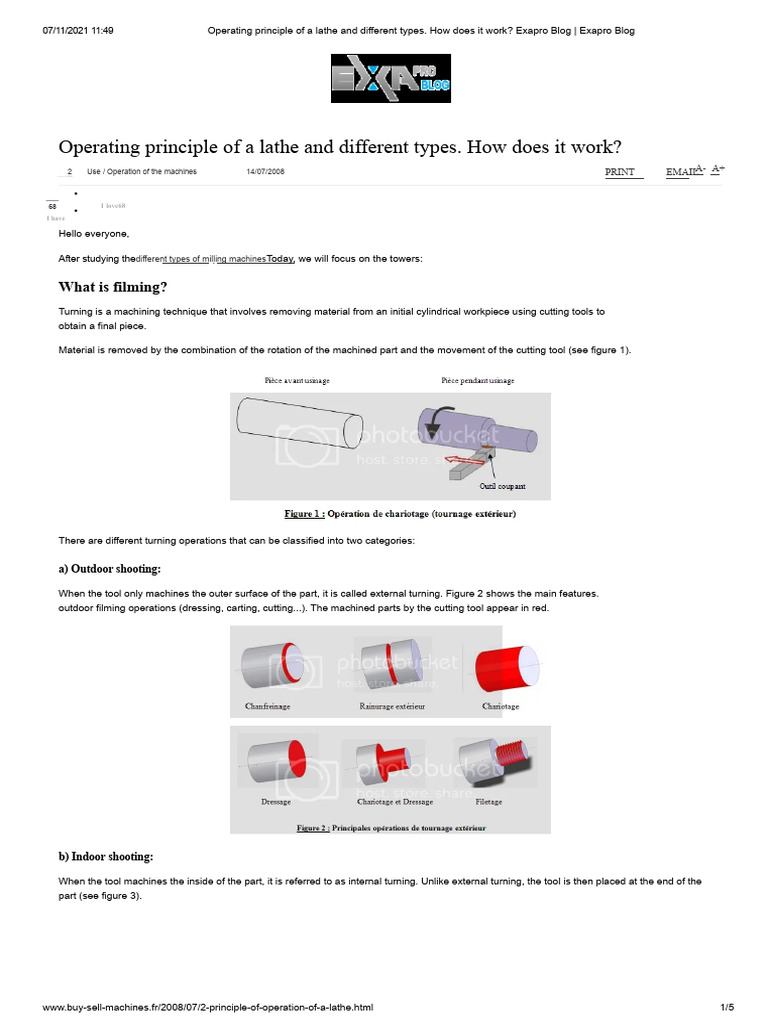 Lathe Operation Principles Explained | PDF | Machining | Mechanical ...